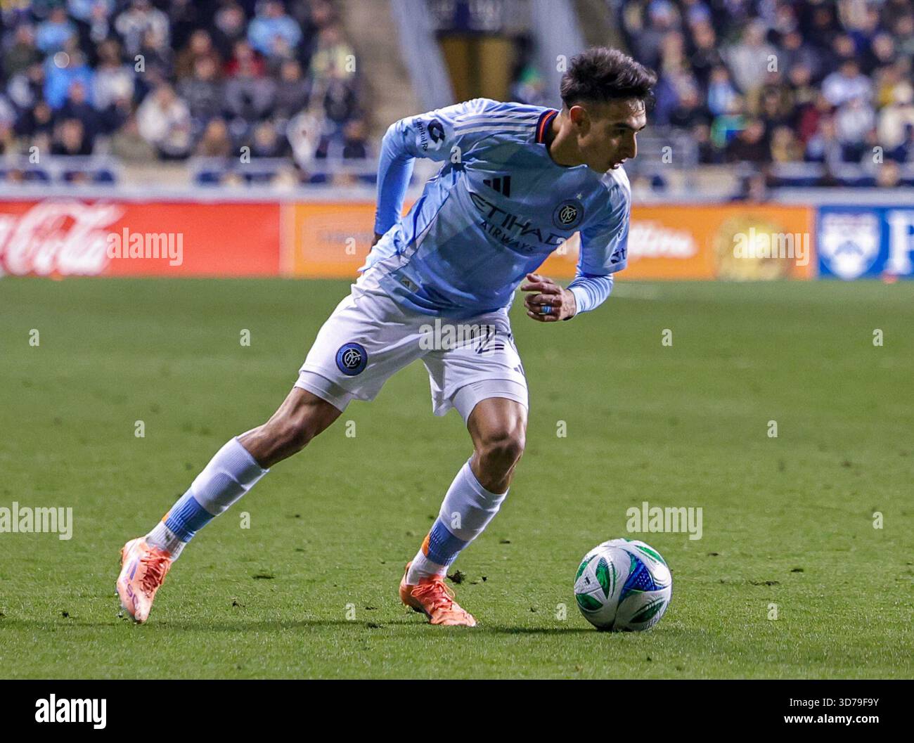 Nov 23, 2025; Chester, Pennsylvania, USA; New York City FC forward ...