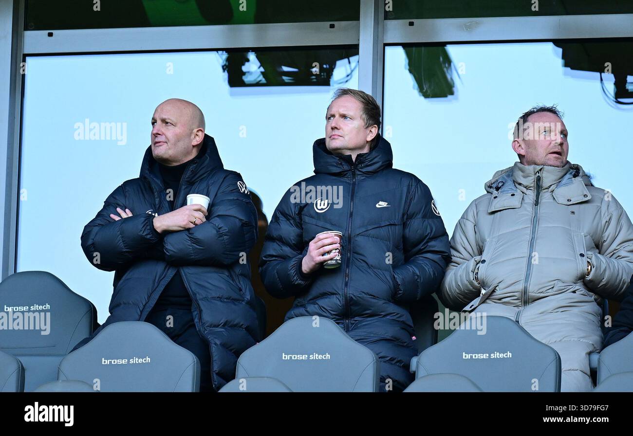 from left: Managing Director Peter Christiansen (Wolfsburg), Benjamin ...