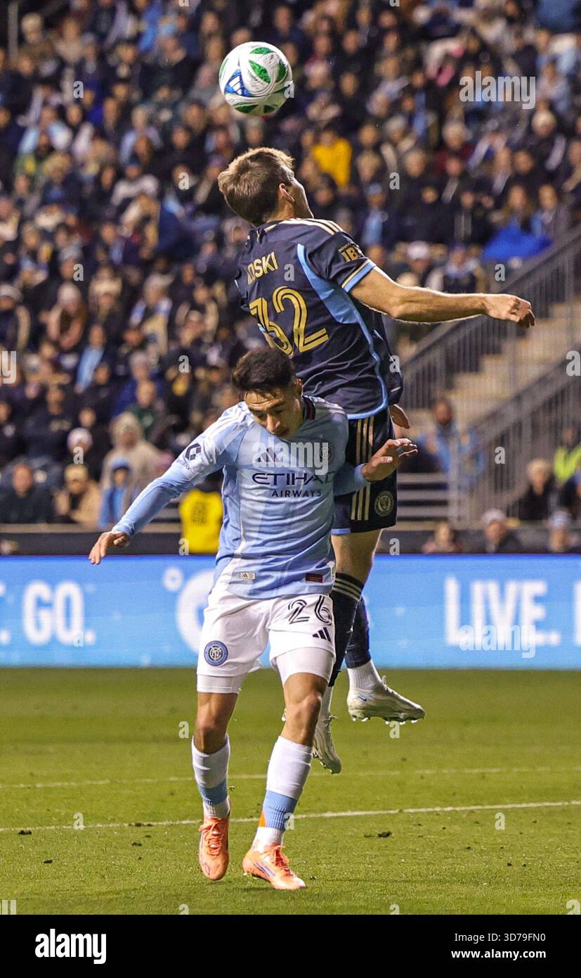 Nov 23, 2025; Chester, Pennsylvania, USA; Philadelphia Union forward ...