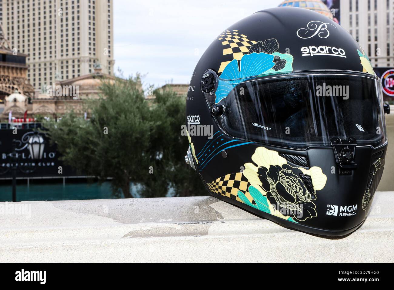 November 22, 2025: The Helmet, a one-of-a-kind F1 helmet, inverted into ...