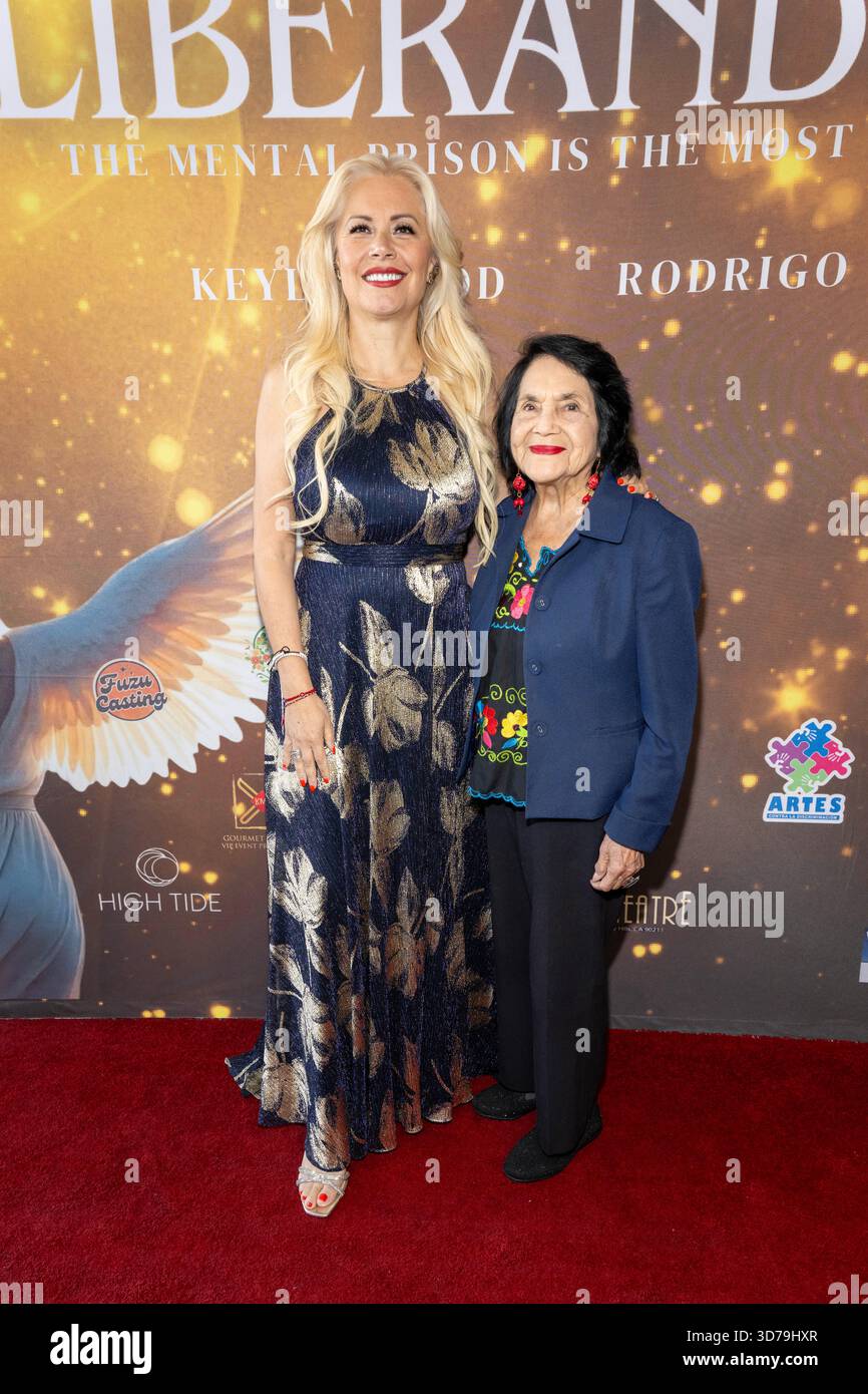 Author Hazel Ortega, Labor Activist Dolores Huerta attend Theatrical ...