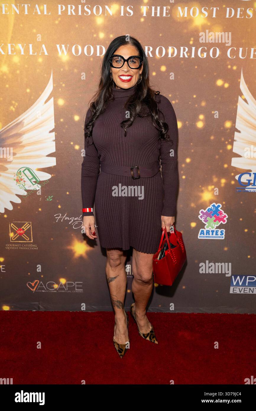 TV Host Rhonda Swan attends Theatrical Premiere of 'Liberandome' at the ...