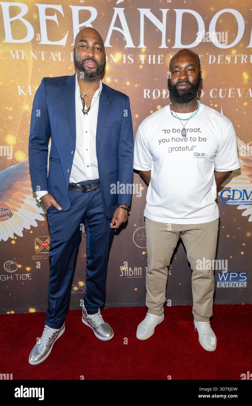 Entrepreneur Elbert Irving IV, Actor Prince Daniels attend Theatrical ...