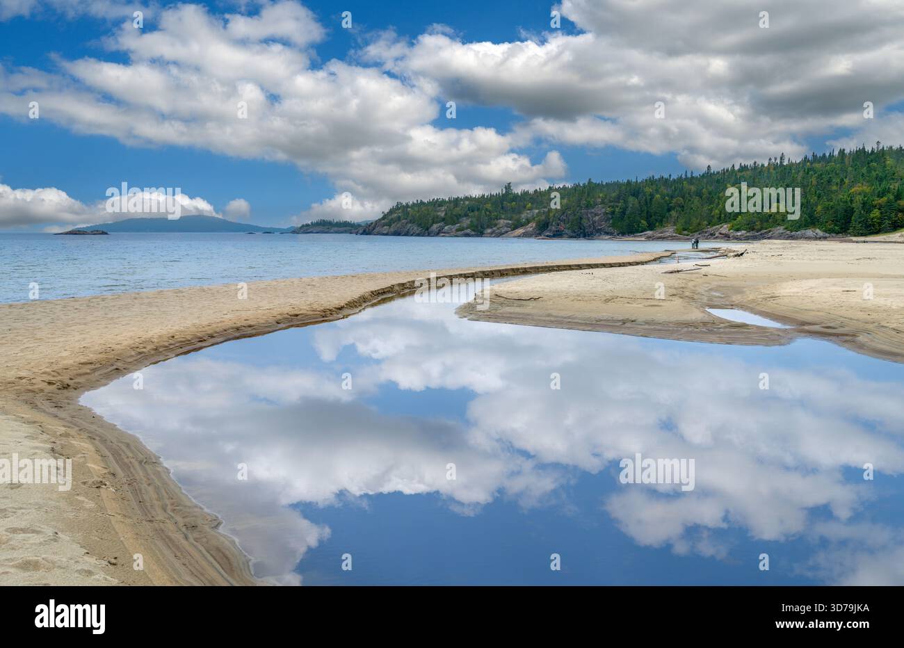 Sandy Beach, Lake Superior, near Wawa, Ontario, Canada Stock Photo - Alamy