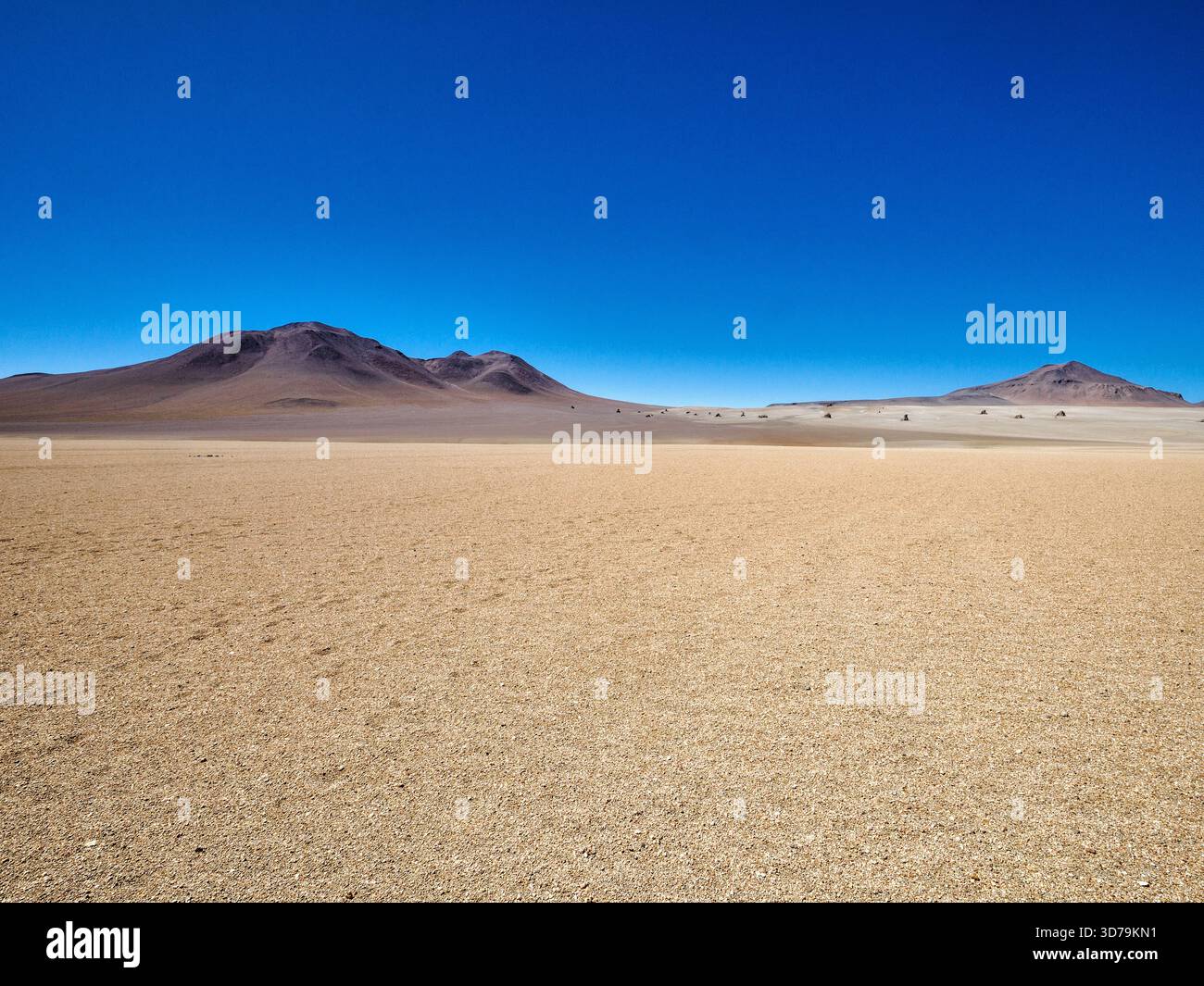 The Dali Desert in the Evaroa National Reserve Bolivia in Southern ...