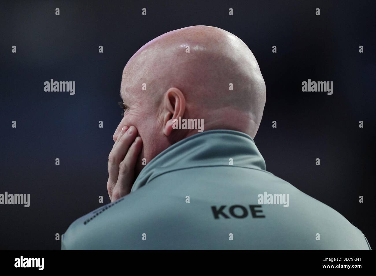 Kevin Koe during Canadian Olympic curling trials action against Team ...
