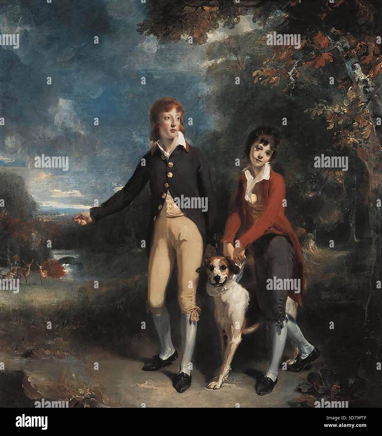 LAWRENCE, Sir Thomas (b. 1769, Bristol, d. 1830, London) The Two Sons ...
