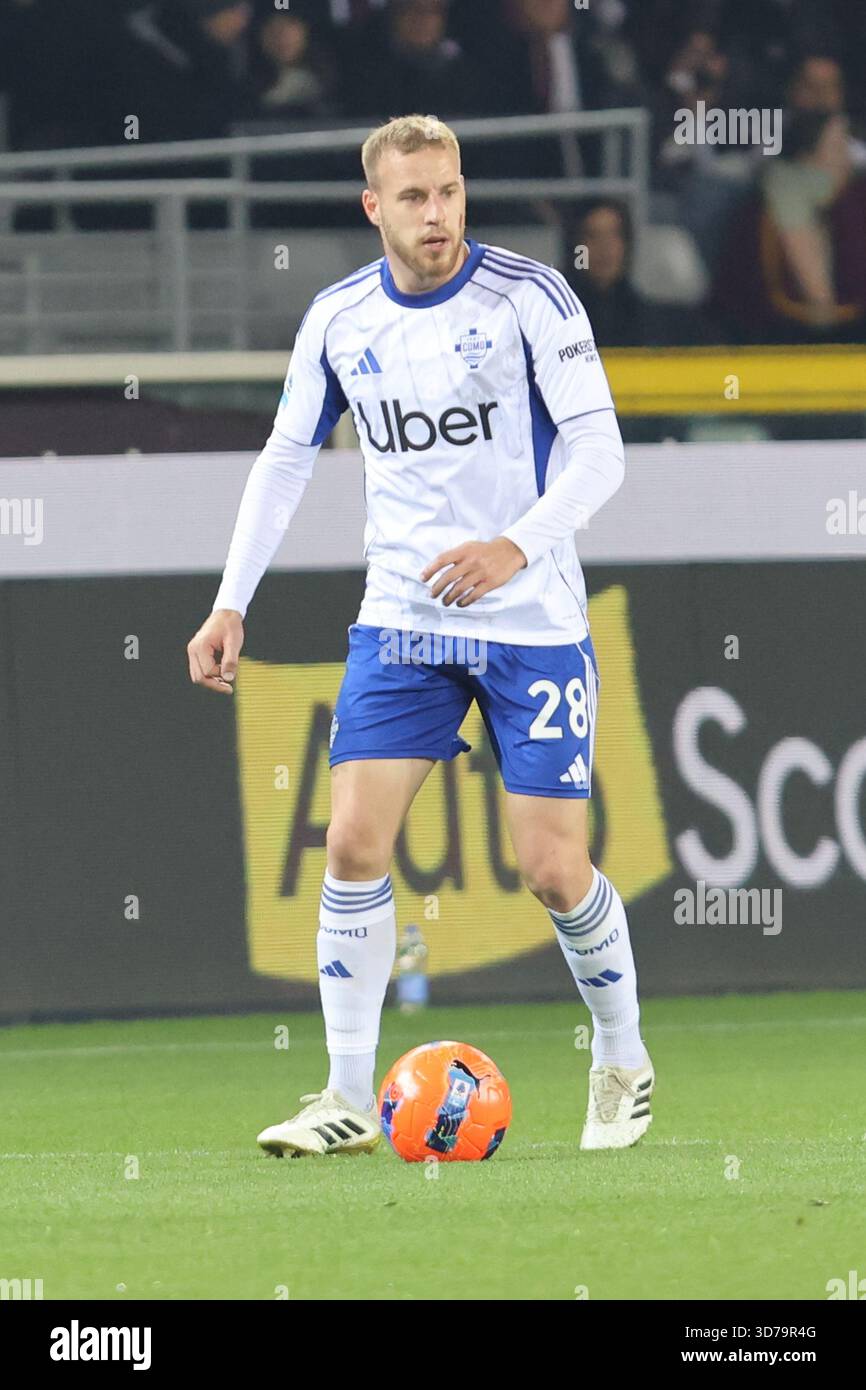 TorinoÕs ComoÕs Ivan Smolcic in action during the Serie A Enilive 2025/ ...