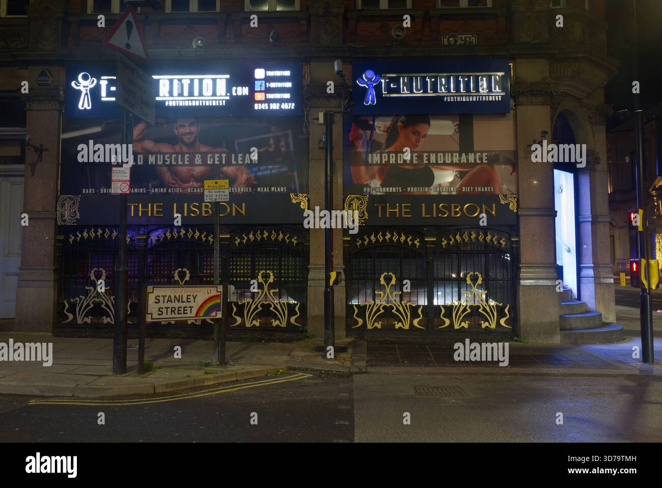 The Lisbon Bar on Stanley Street, in Liverpool's Pride Quarter. below ...