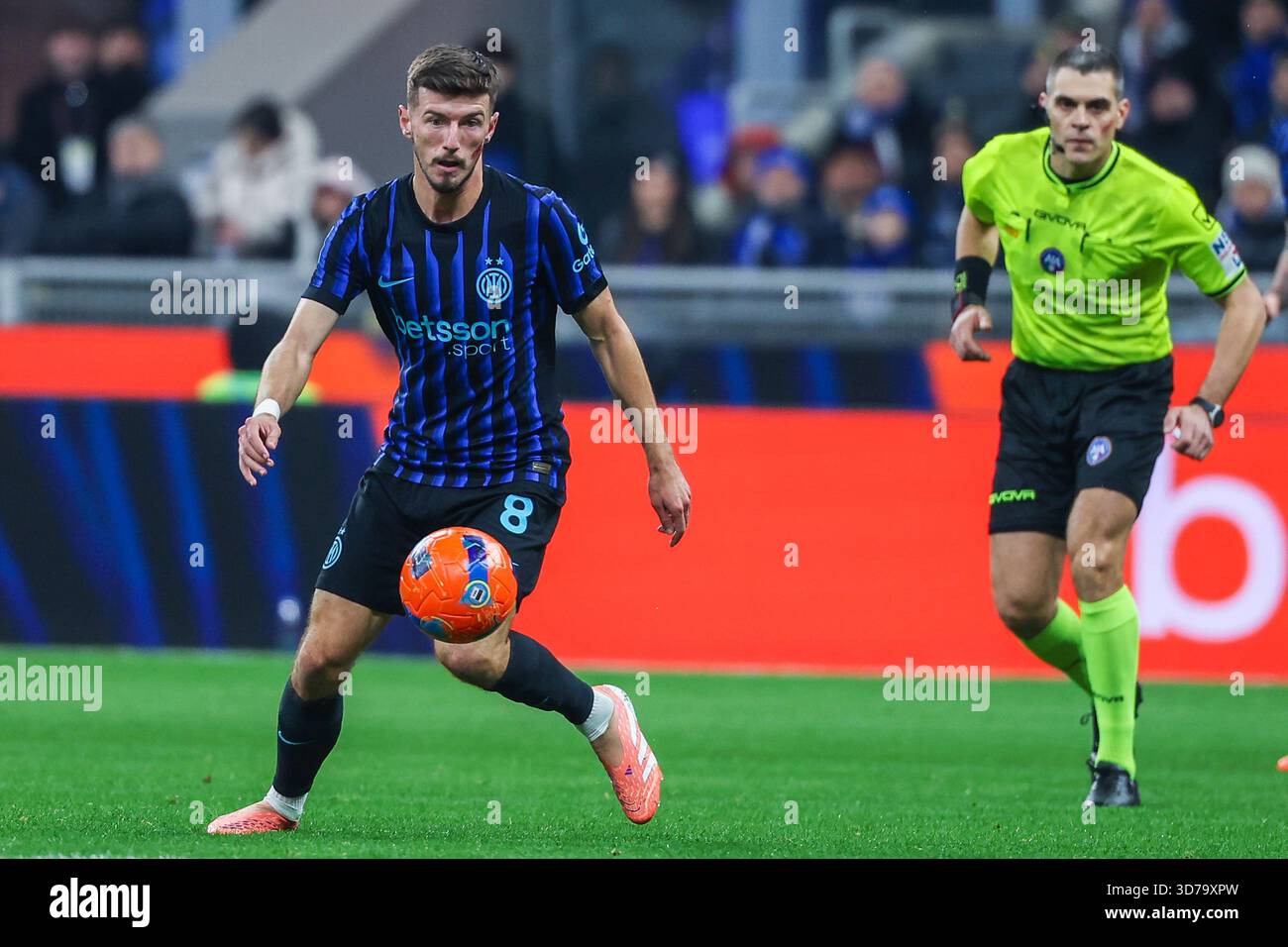 Petar Sucic of FC Internazionale seen in action during Serie A 2025/26 ...