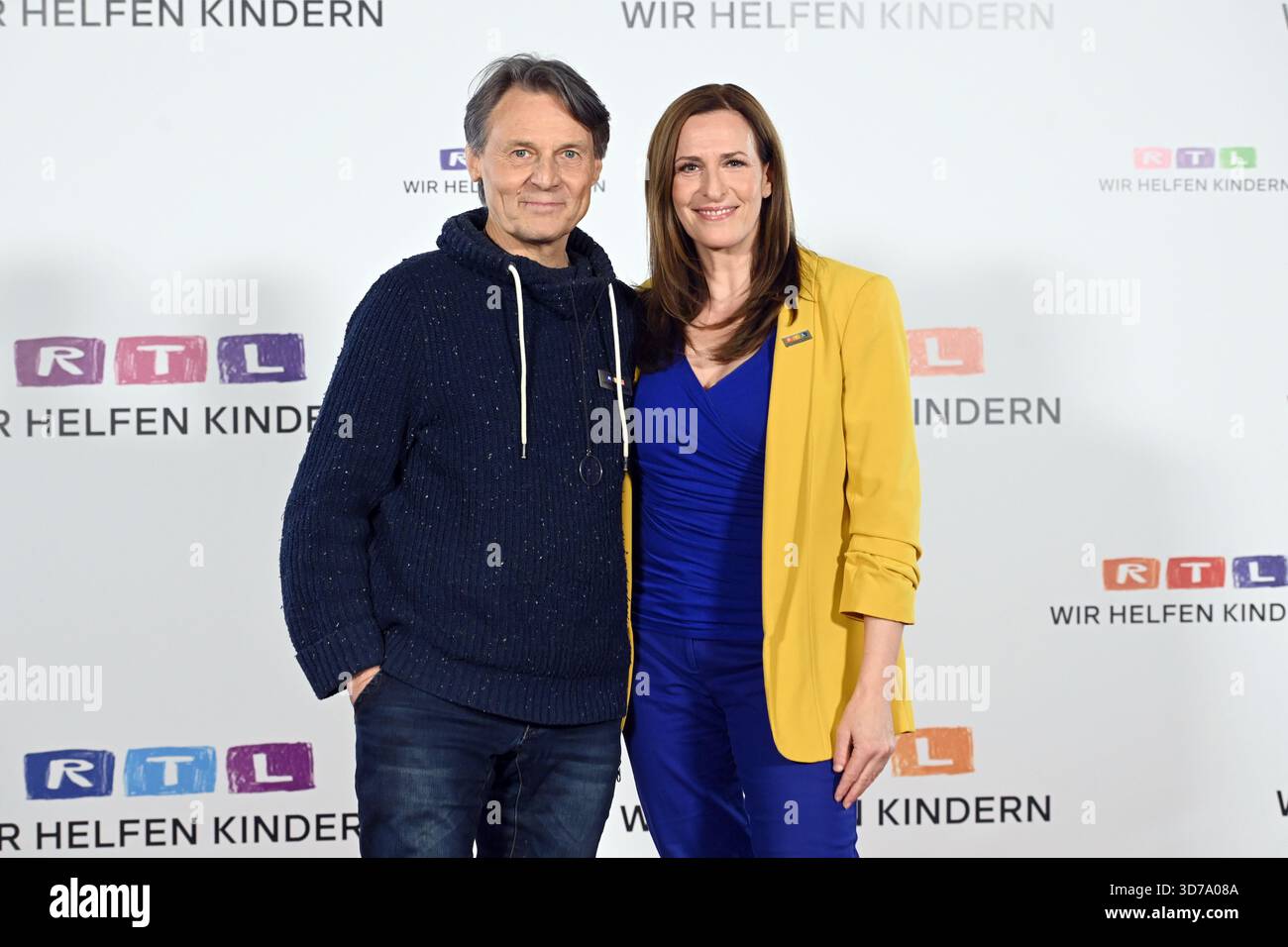 Wolfgang BAHRO, actor, Ulrike FRANK, actress, 30th RTL Donation Marathon "We Help Children ...