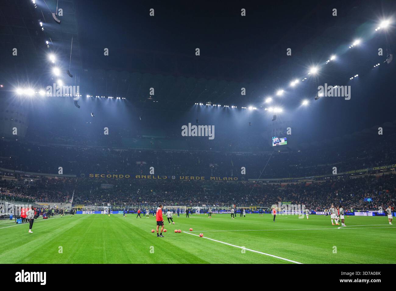 A general view inside the stadium during Serie A 2025/26 football match ...