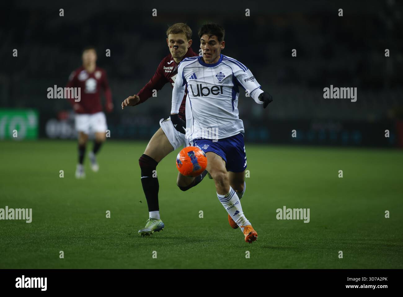 Alex Valle of Como 1907 during the Italian Serie A, 2025/26 season ...