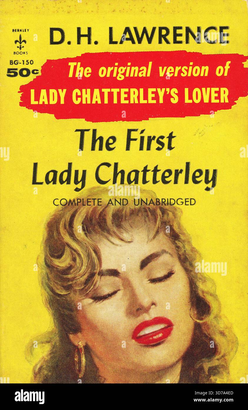 "D.H. Lawrence - The First Lady Chatterley. Berkley Books BG-150, 1958 ...