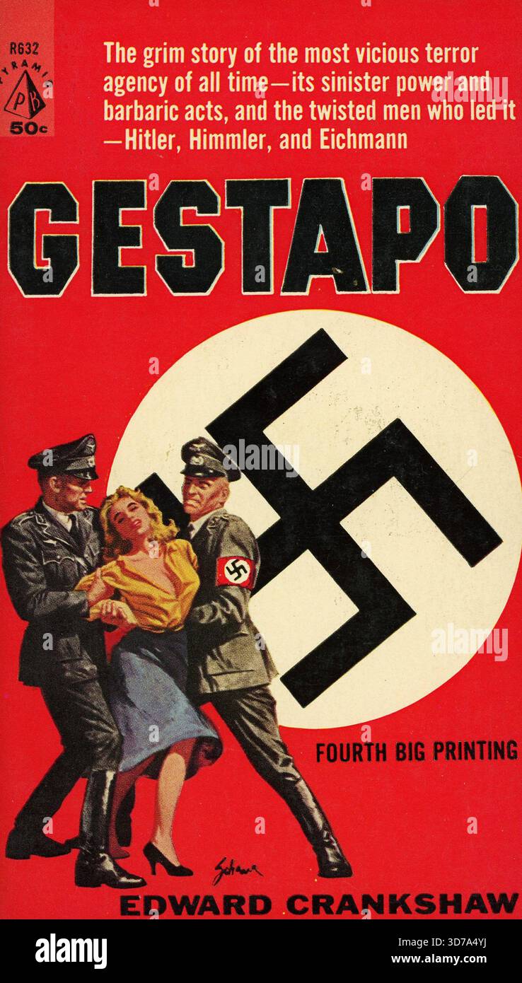 "Edward Crankshaw - Gestapo. Pyramid Books R632, 1961. Cover Artist ...