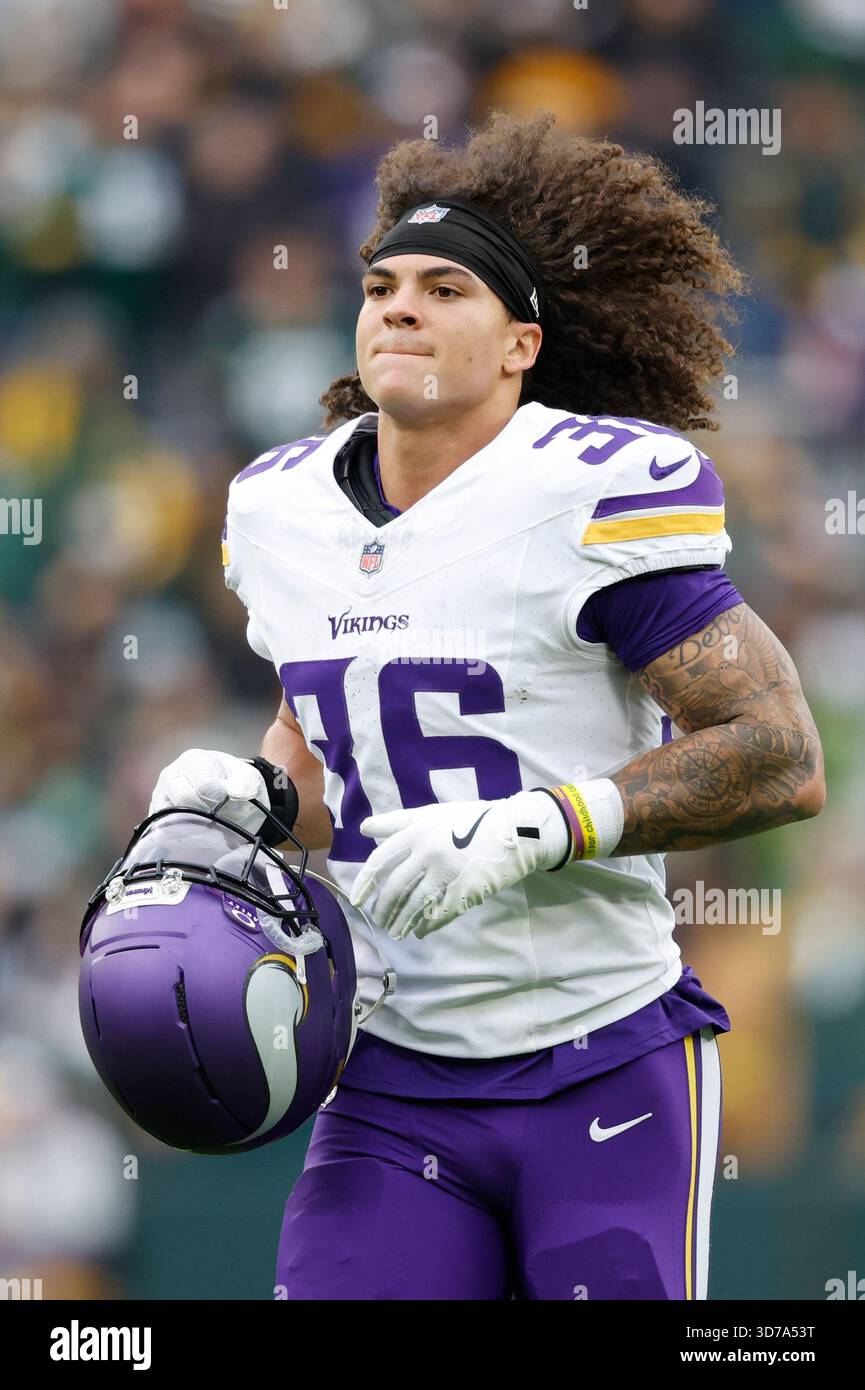 Minnesota Vikings running back Zavier Scott (36) before an NFL game ...