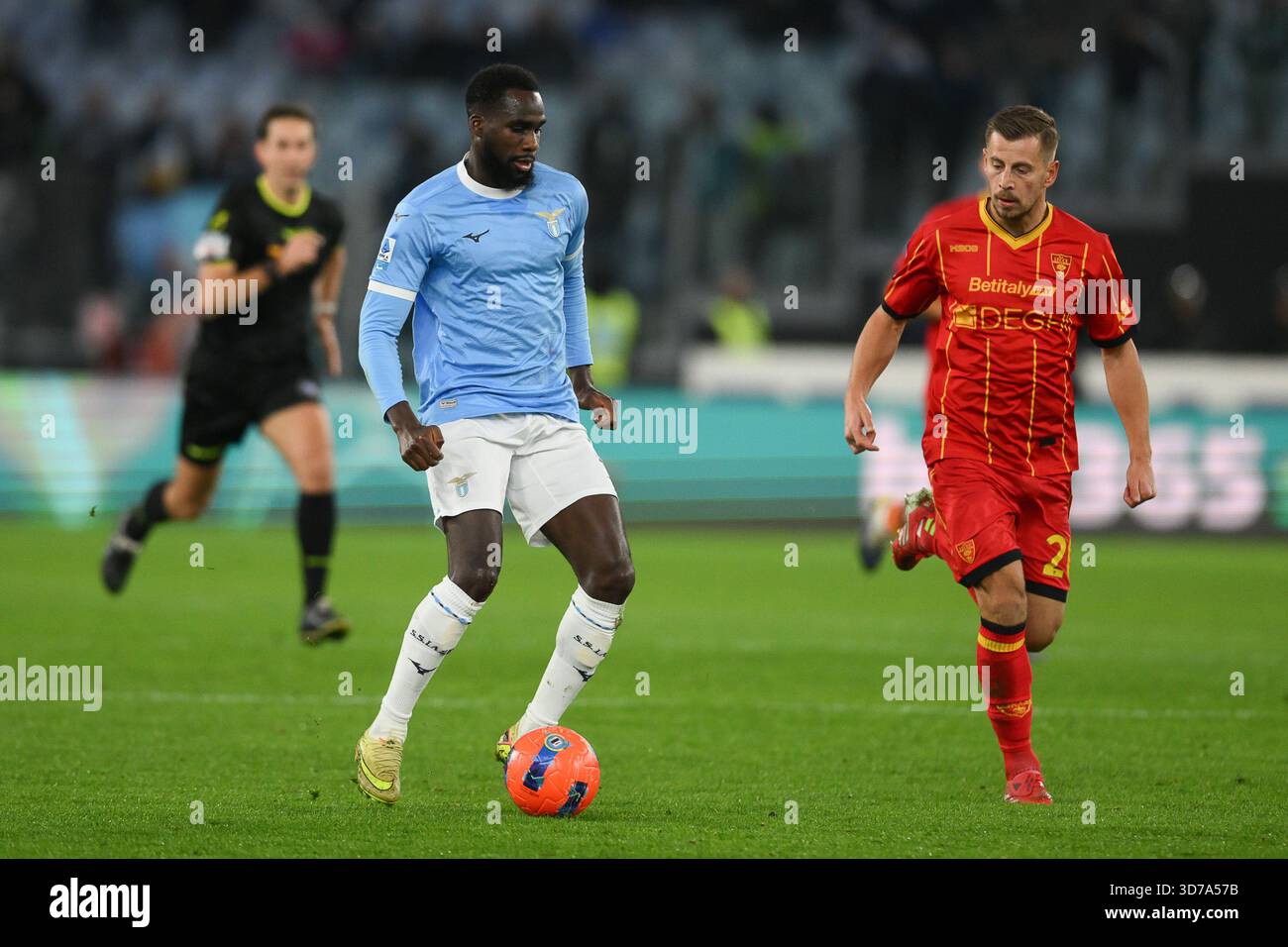 Olimpico Stadium, Rome, Italy - Boulaye Dia of SS Lazio during Serie A Enilive Football Match ...