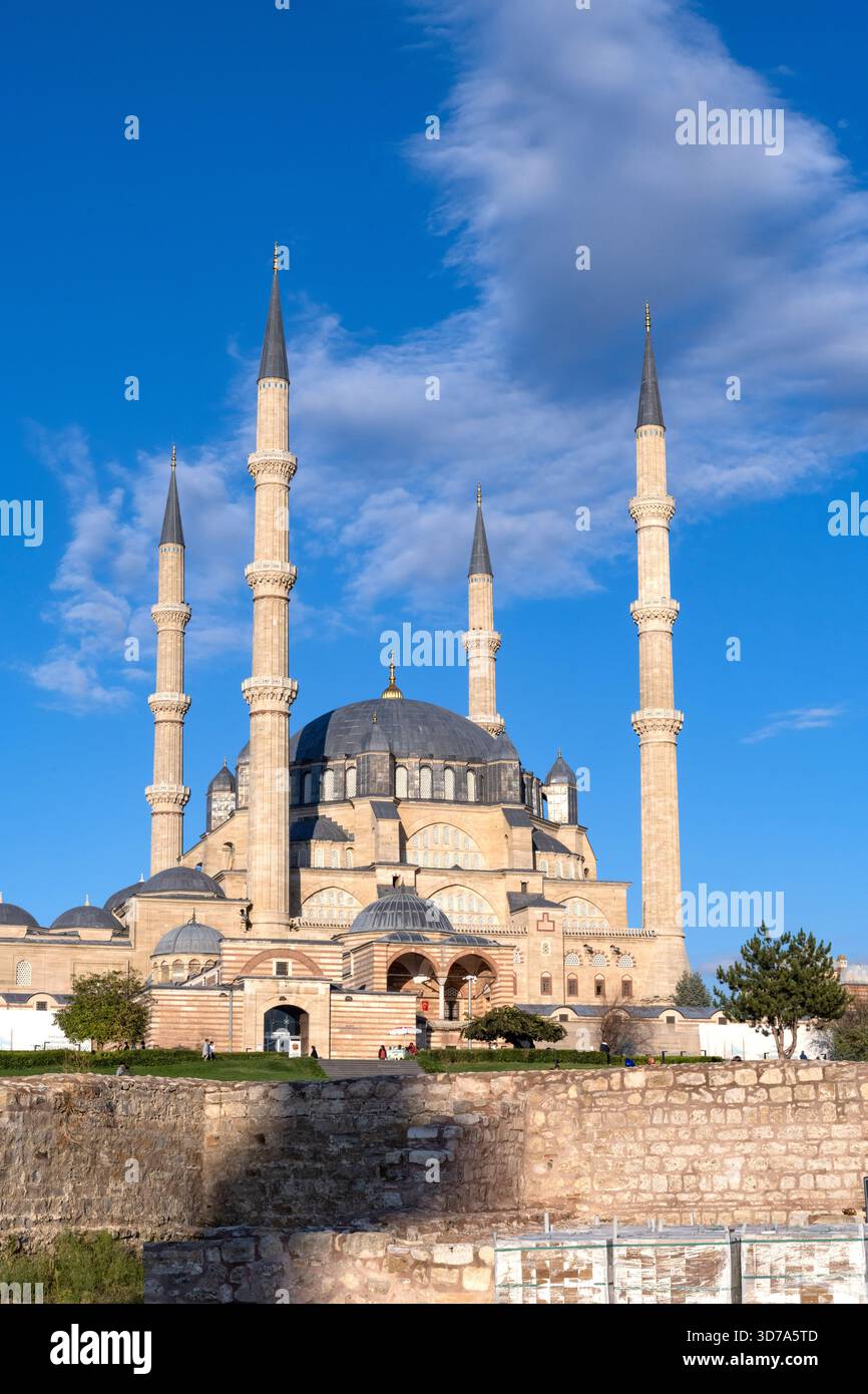 Edirne, Turkey. October 4th 2025. The Ottoman imperial Selimiye Mosque ...