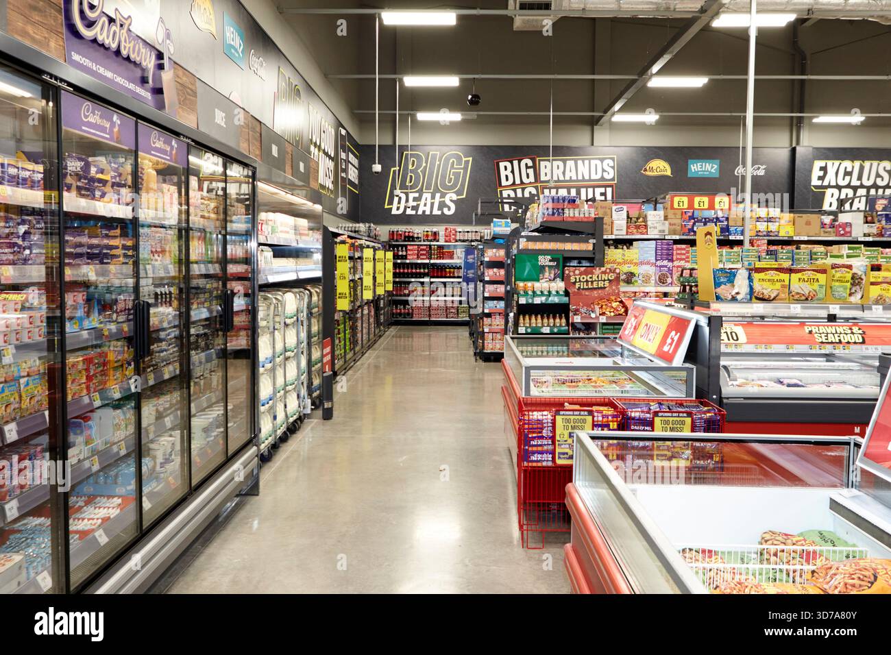 in the food warehouse store northern ireland uk Stock Photo - Alamy