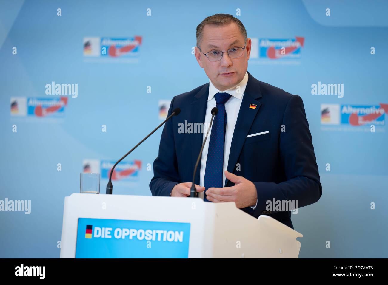 AfD, Tino Chrupalla Bundestag, Bundestagsfraktion, AfD, Pressestatement ...