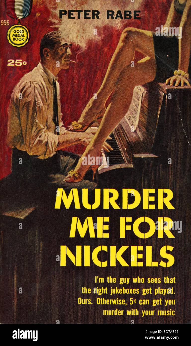 "Peter Rabe - Murder Me For Nickels. Gold Medal Books 996, 1960. Cover ...