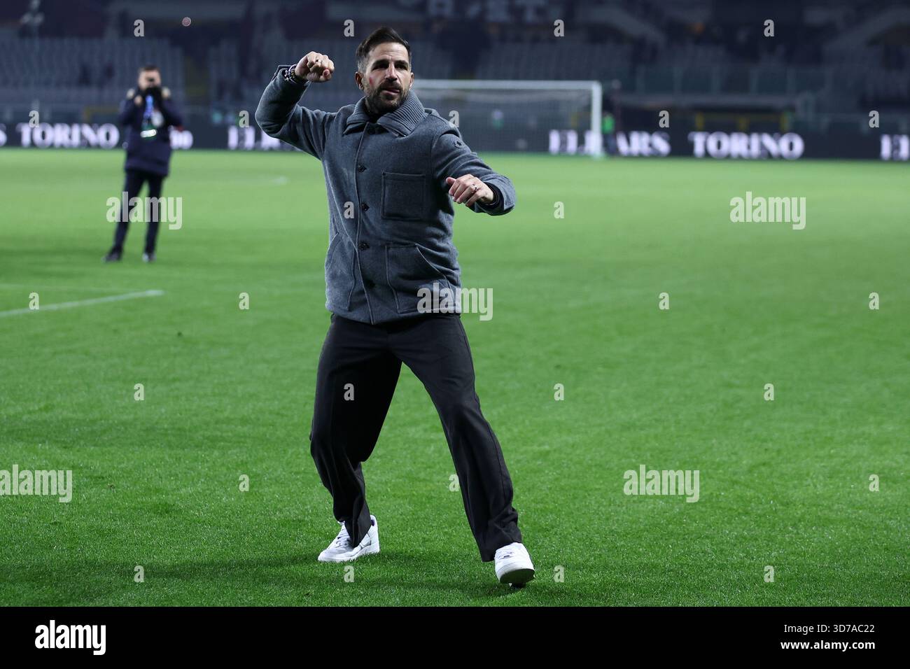 Cesc Fabregas, head coach of Como 1907 celebrates at the end of the ...