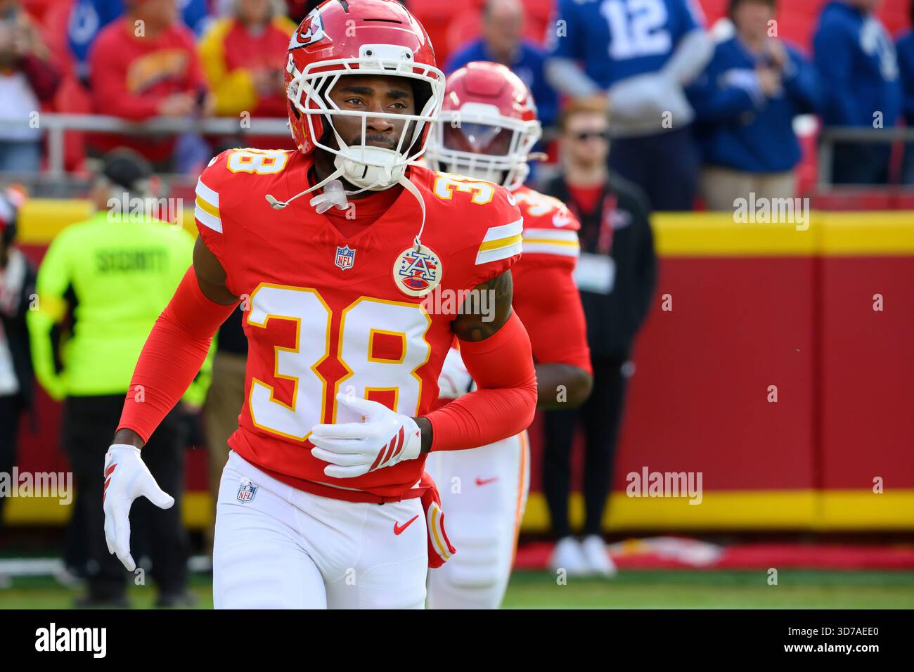 Kansas City Chiefs cornerback Kevin Knowles comes onto the field during ...