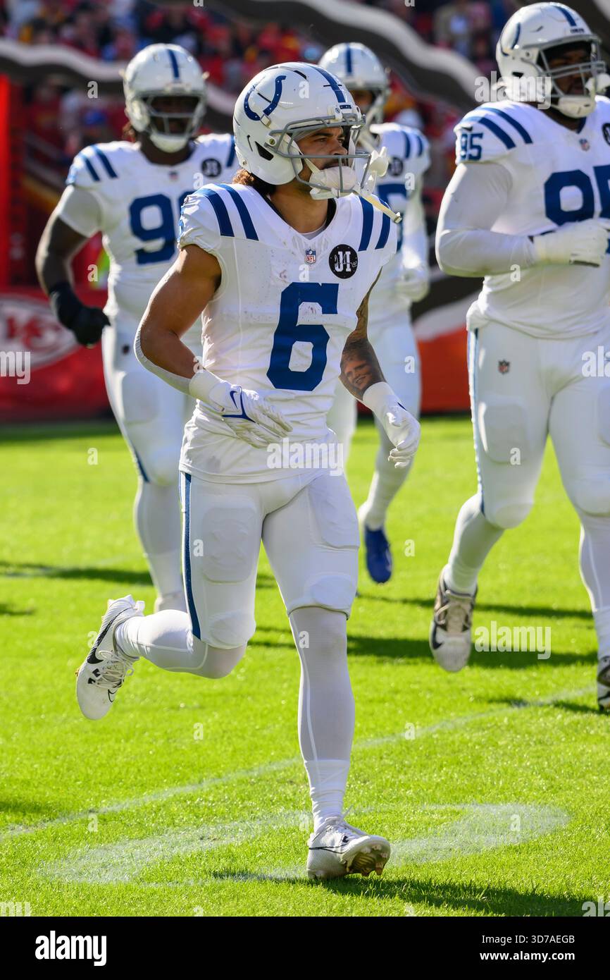 Indianapolis Colts wide receiver Anthony Gould comes onto the field ...