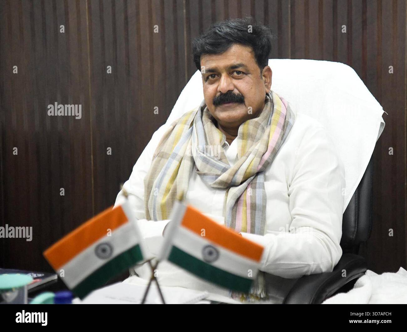 PATNA, INDIA - NOVEMBER 24: Bihar Minority Welfare Minister Jama Khan ...