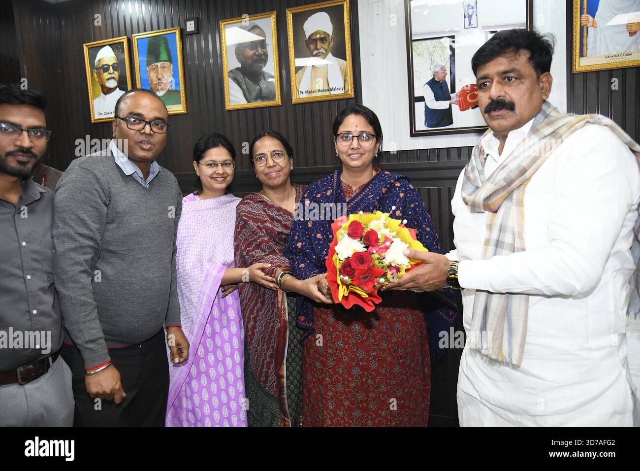 PATNA, INDIA - NOVEMBER 24: Bihar Minority Welfare Minister Jama Khan ...