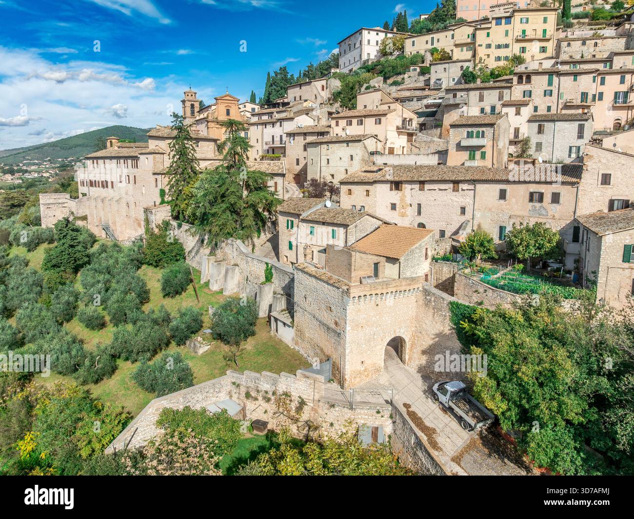 Trevi small italian town hi-res stock photography and images - Alamy