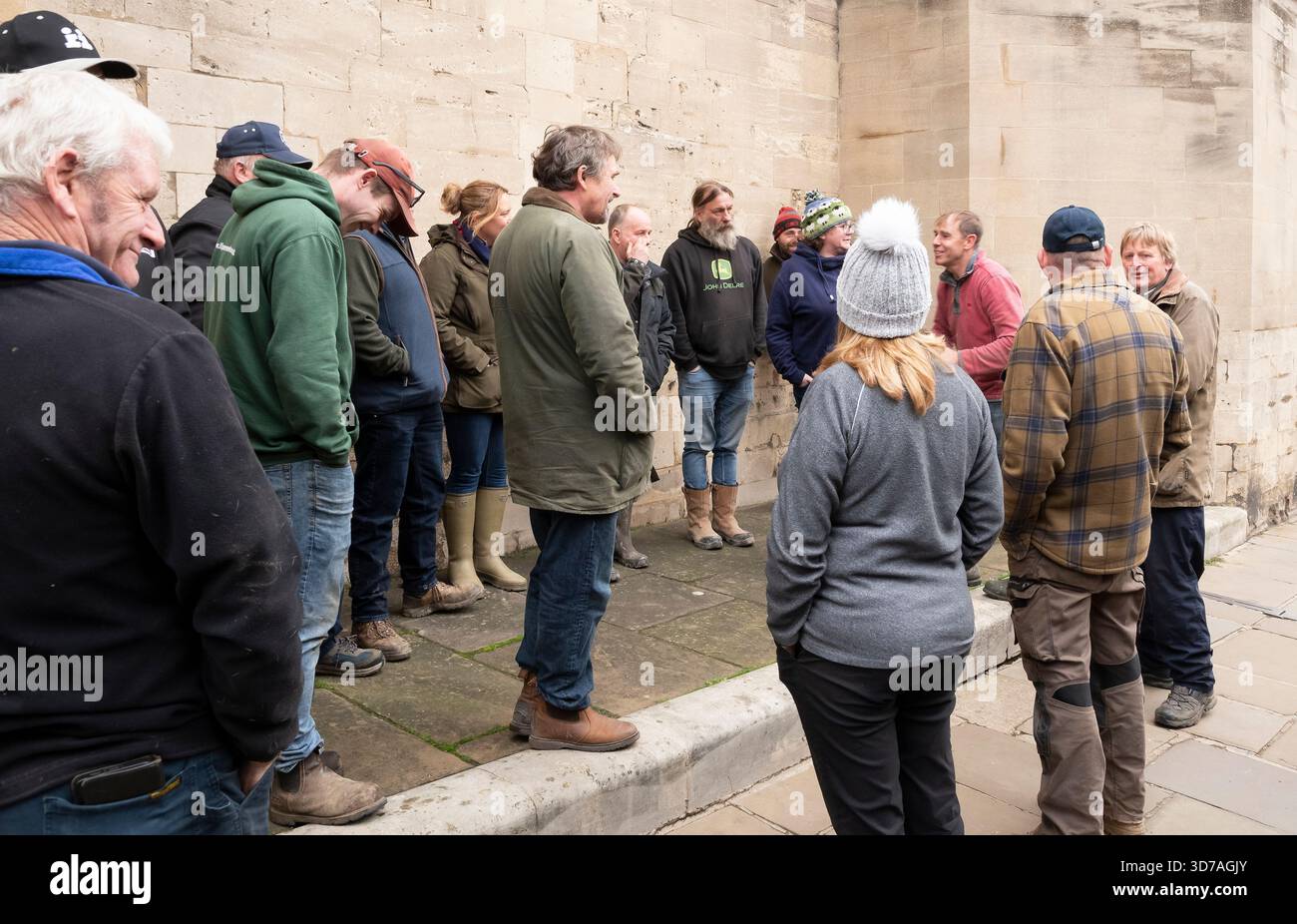 Oxford City Centre. 24th November 2025. Oxford National Farmers Day of ...