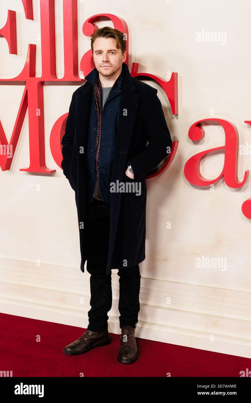 London, UK. 24 November 2025. Jack Lowden seen at the UK Special Screening OF ELLA MCCAY ...