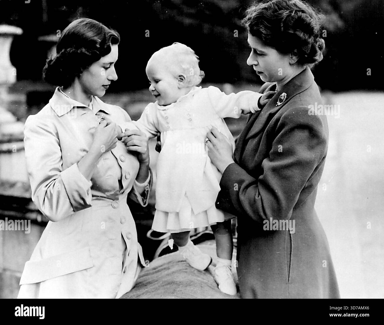 The Royal Family At Balmoral :A charming study of the Royal sisters ...