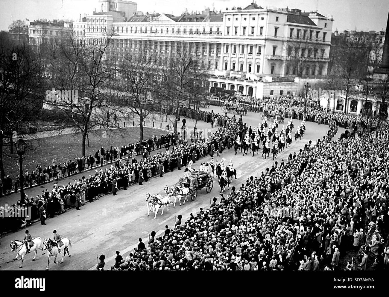 State Opening of Parliament -- The Queen and Duke of Edinburgh in the ...