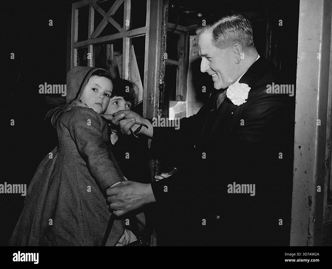 Ticket Collector John Lamb, who heals with a touch of his hand. Mrs ...