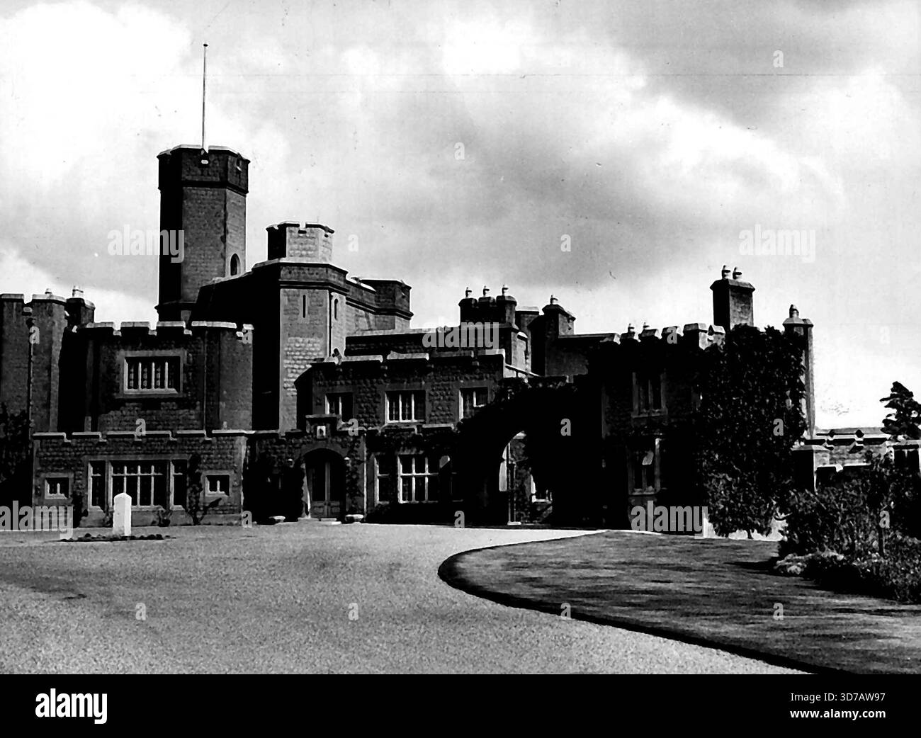 England fort belvedere former residence of duke of windsor Black and ...