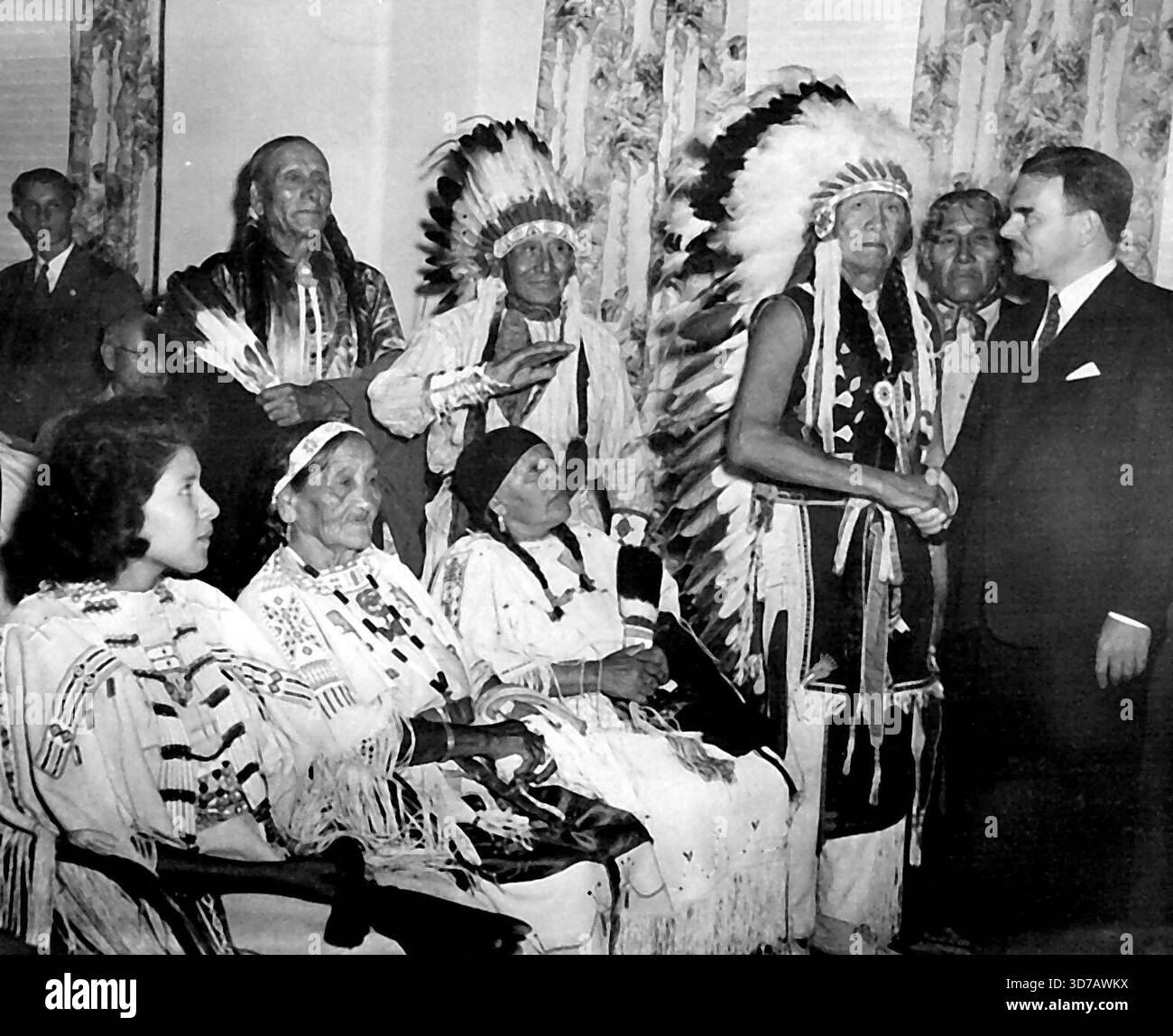 Indian Greeting -- On the last lap of this transcontinental campaign ...