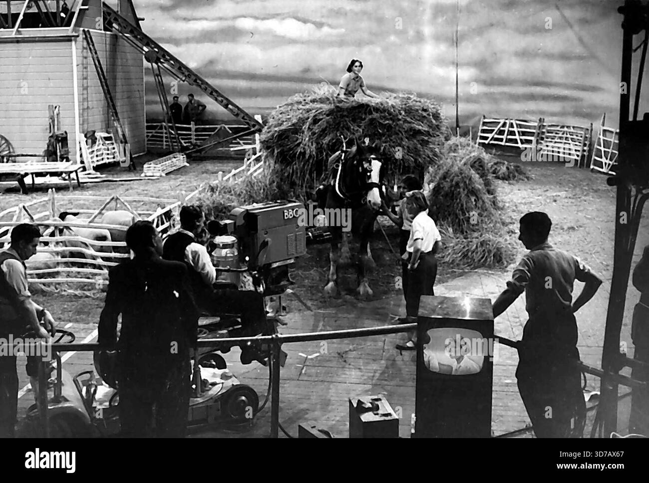 Television's Own Agricultural Show -- Television cameras at work in the ...