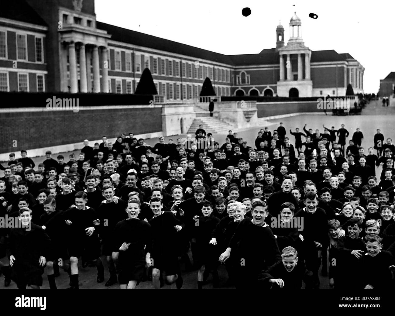 Royal Hospital School, Holbrook - When the parade falls out the boys ...