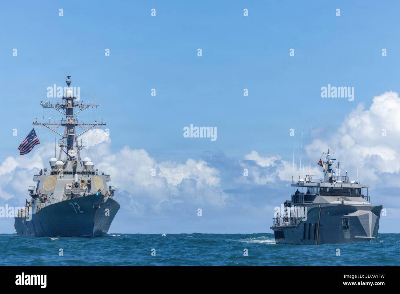 Caribbean Sea, International Waters. 22 November, 2025. The U.S Navy ...