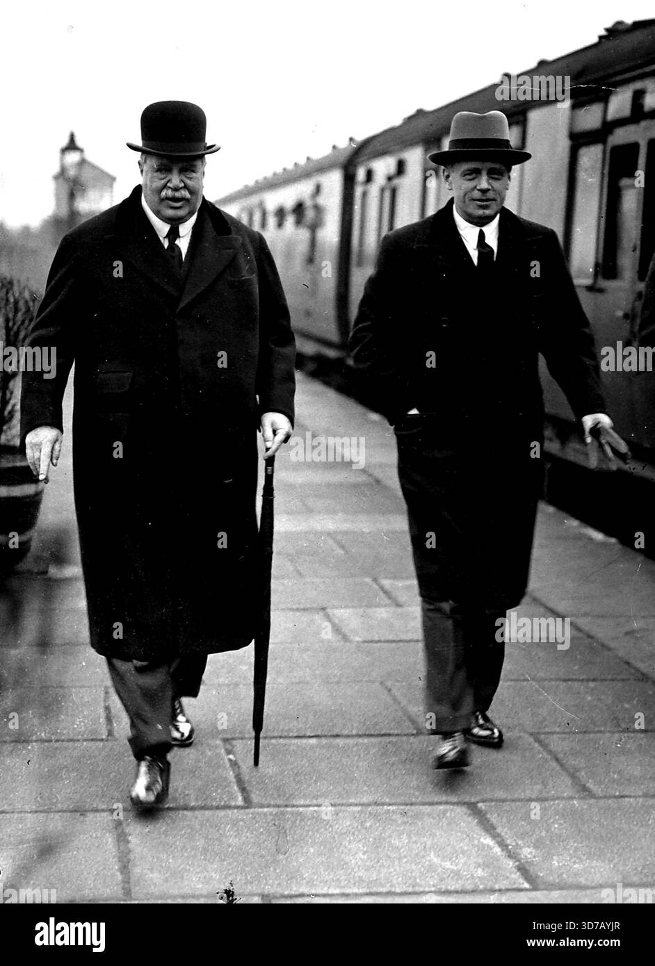 Ribbentrop Arrives At Liverpool As "Mr. Smith" -- Lord Derby and Herr ...
