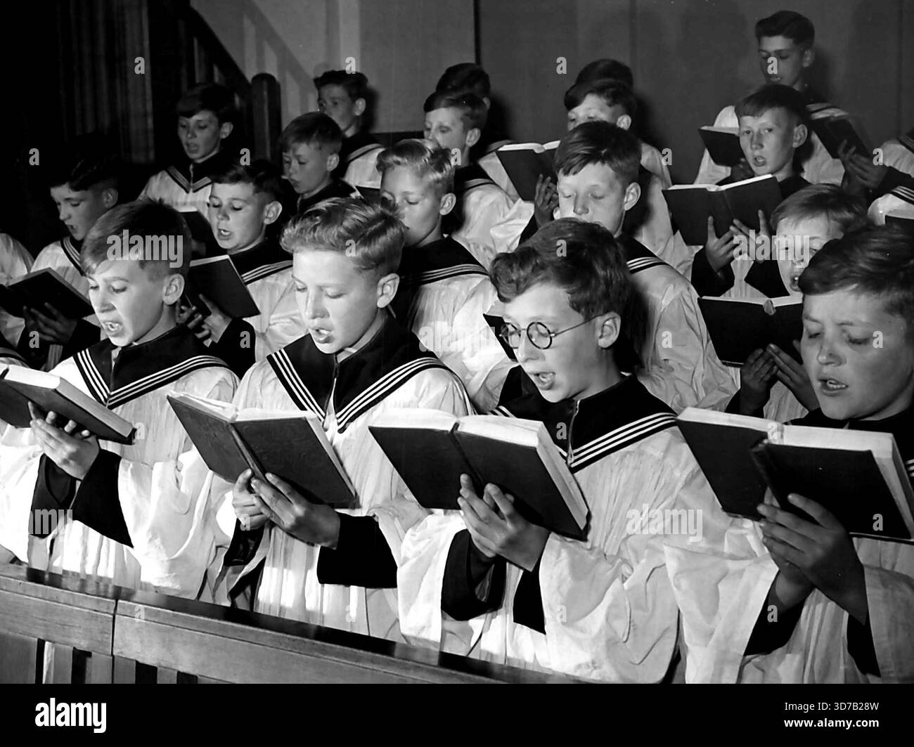 Royal Hospital School, Holbrook - Raymond Cappy, centre front, is also ...