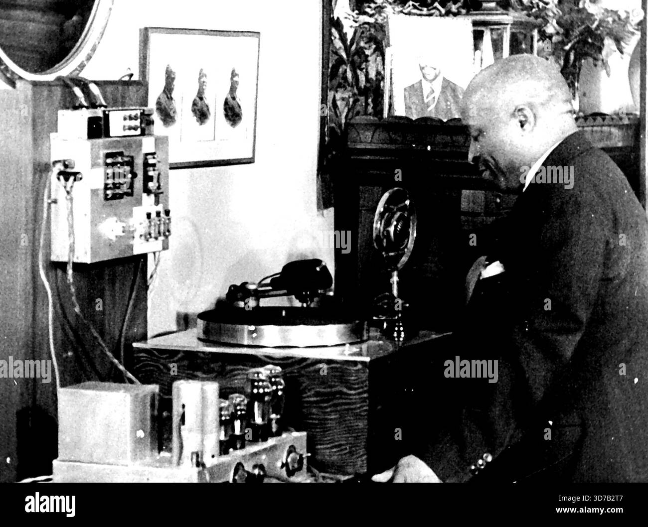 The Father Speaks...Through an elaborate amplification system which ...