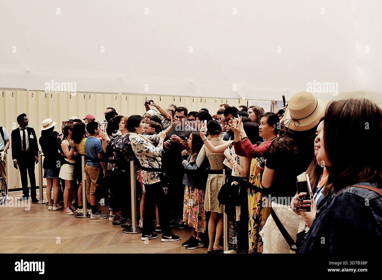 Paris /France / 08.july 2019/ Visitor taking photograph and selfies of ...