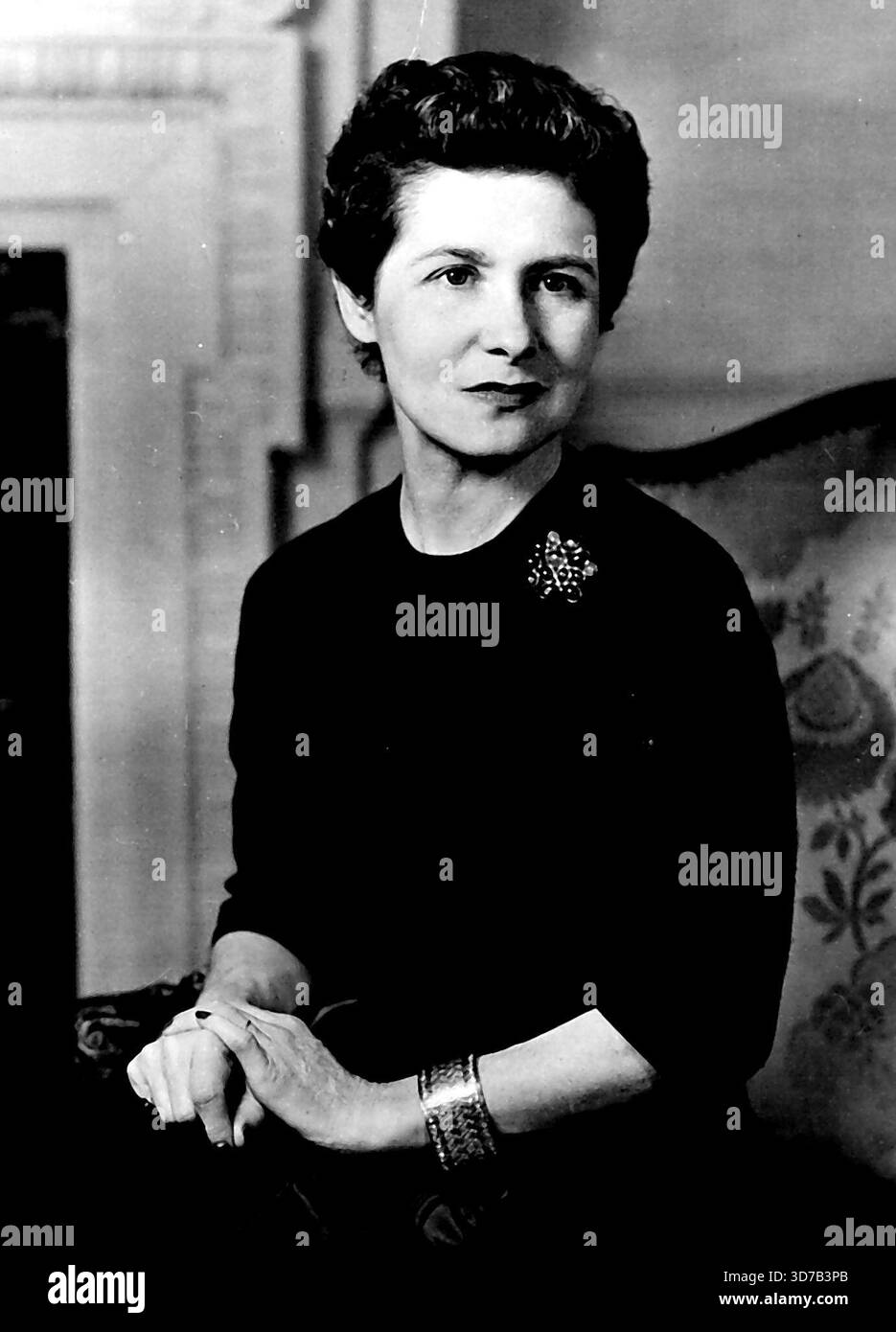 French Personalities: Madame Couve De Murville. Wife of the French ...