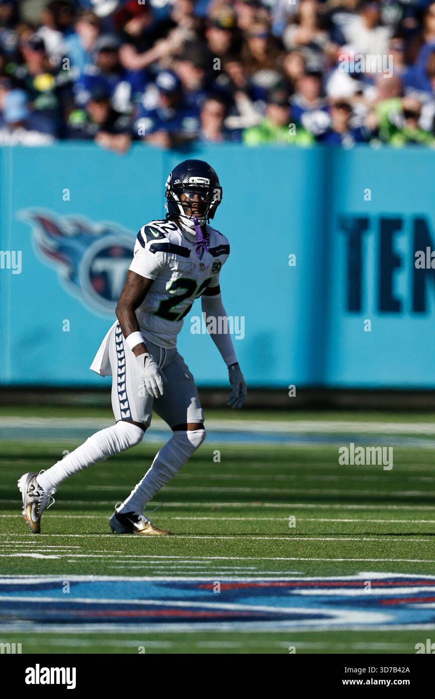 Seattle Seahawks wide receiver Rashid Shaheed (22) plays during their ...
