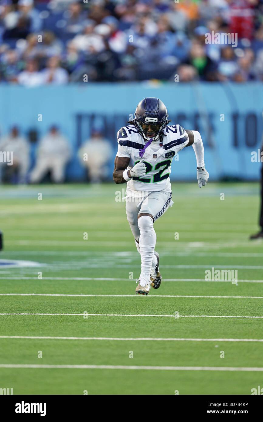 Seattle Seahawks wide receiver Rashid Shaheed (22) plays during their ...
