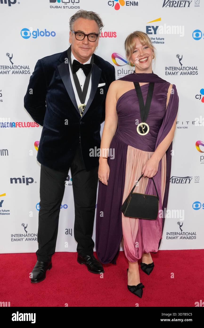 Kenton Allen, left, and Anya Wilson arrive at the 53rd International ...
