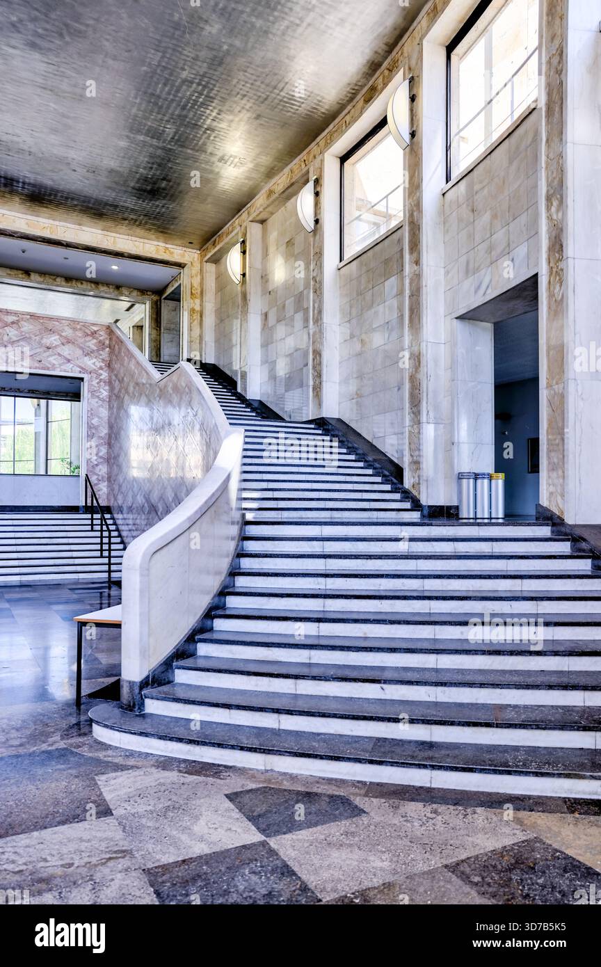 “nterior of the IG Farben Building, designed by Hans Poelzig and ...